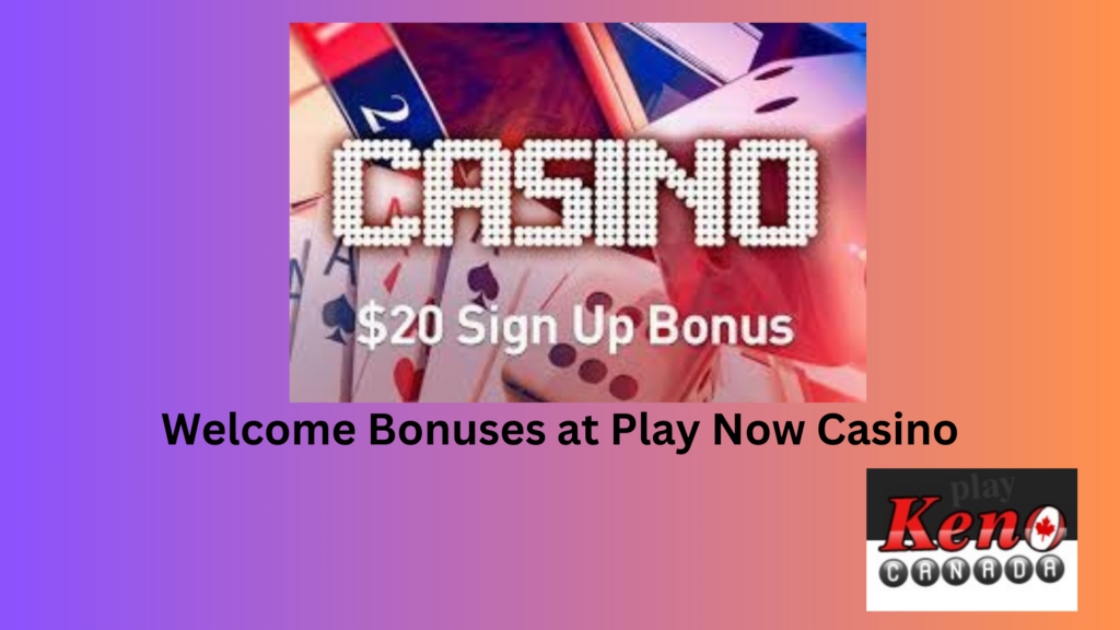 Welcome Bonuses at Play Now Casino Canada To Play Slots, Live Casino